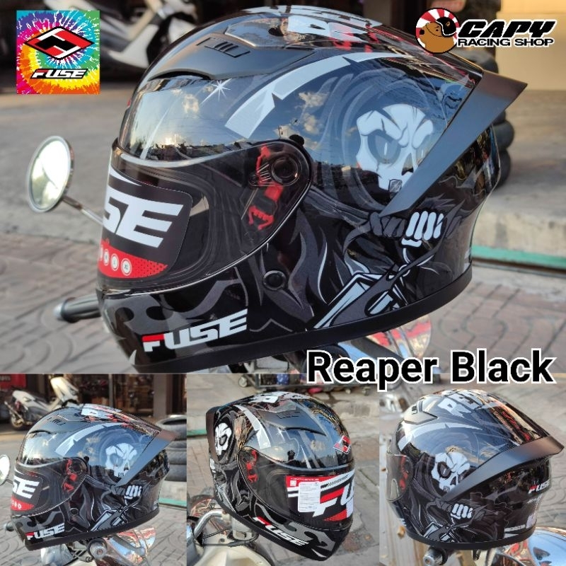 **ออกใบกำกับได้**หมวกกันน็อค หมวกเต็มใบ Fuse รุ่น razor รุ่นใหม่ 2024 ...