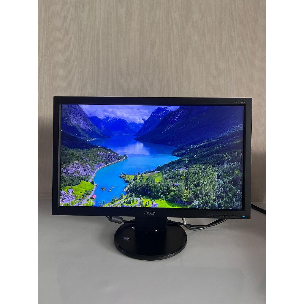 จอภาพที่ใช้แล้ว Acer V193HQL Monitor ใหม่ 99% | Shopee Thailand