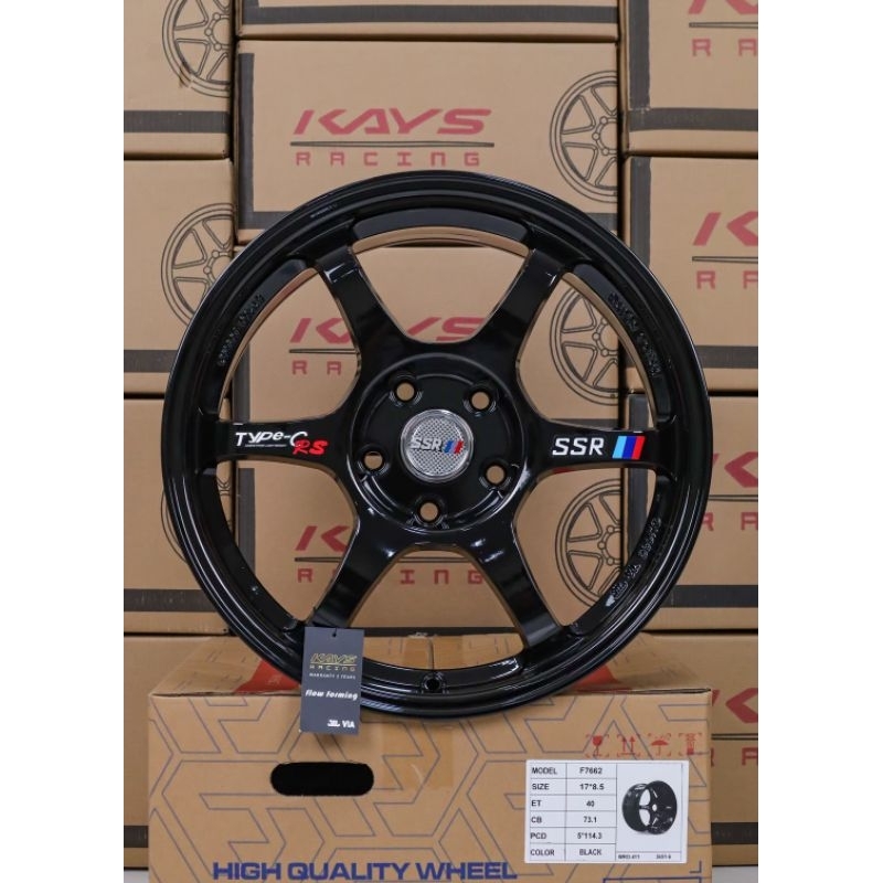 ล้อแม็ค SSR 5/114 ขอบ17 ET40 กว้าง 8.5 ราคาต่อวง | Shopee Thailand