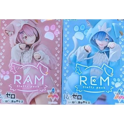 ชุดฟิกเกอร์ Rem Ram Fluffy Pack [ส่งตรงจากญี่ปุ่น] | Shopee Thailand