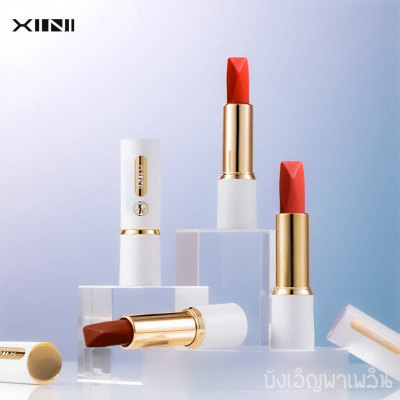 XINI ลิปสติกเนื้อเเมทกำมะหยี่ สีสวย ติดทน กันน้ำ ไม่ตกร่อง | Shopee ...