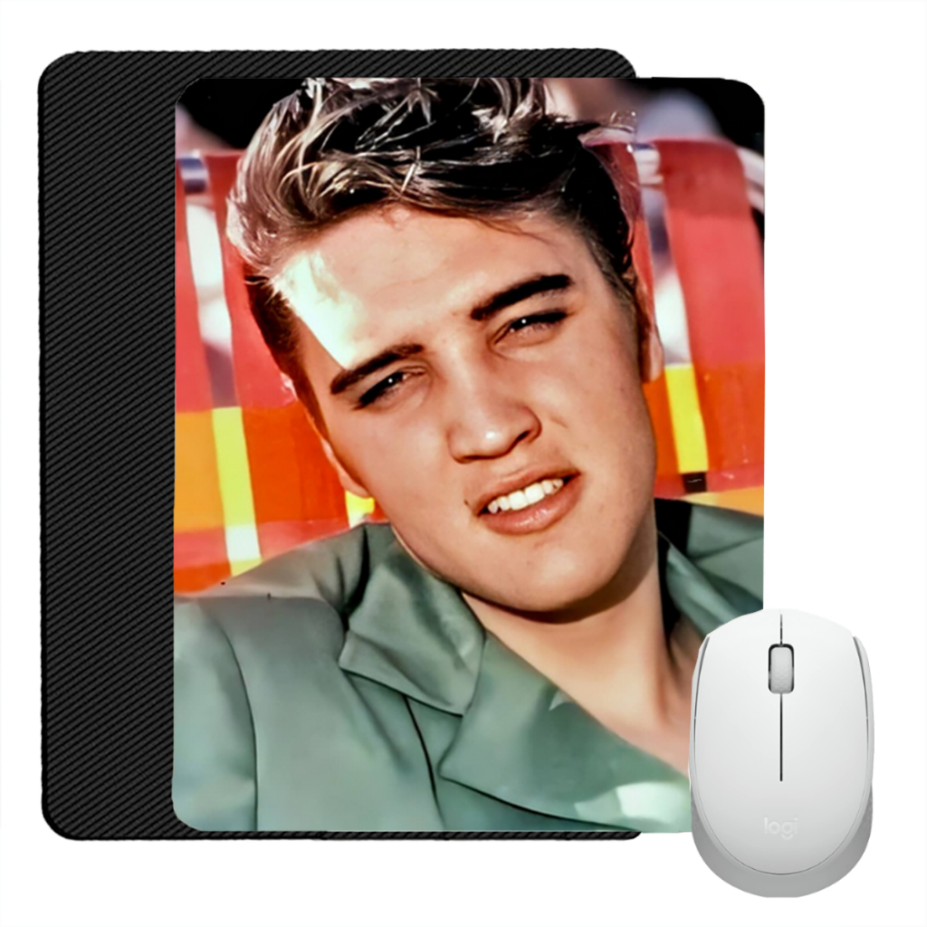 แผ่นรองเมาส์ Mouse Pad พิมพ์ลาย Elvis Presley เอลวิส เพรสลีย์ นักร้อง ...