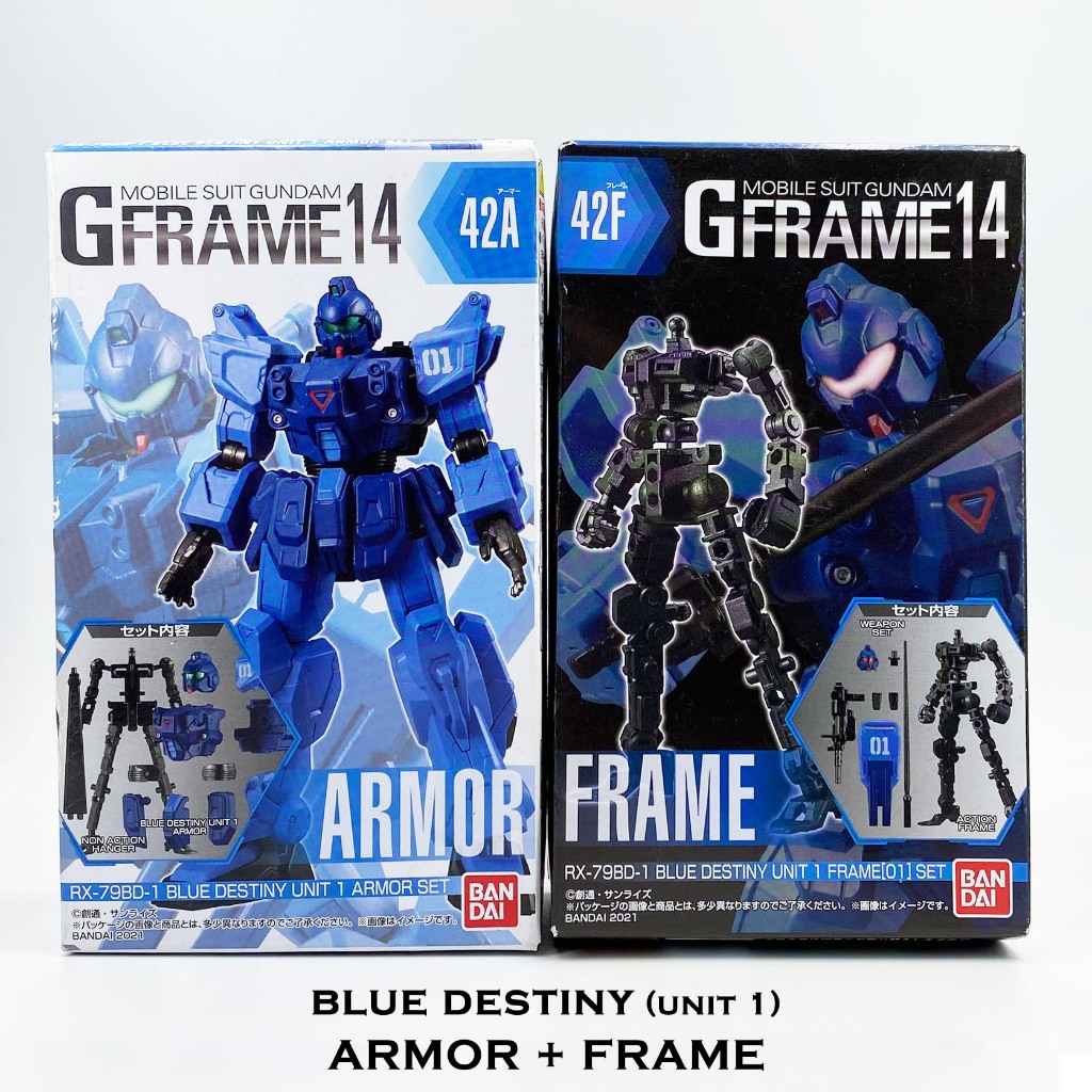 Blue Destiny Unit 1 Armor + Frame Mobile Suit Gundam G Frame 14 ตัวต่อ ...