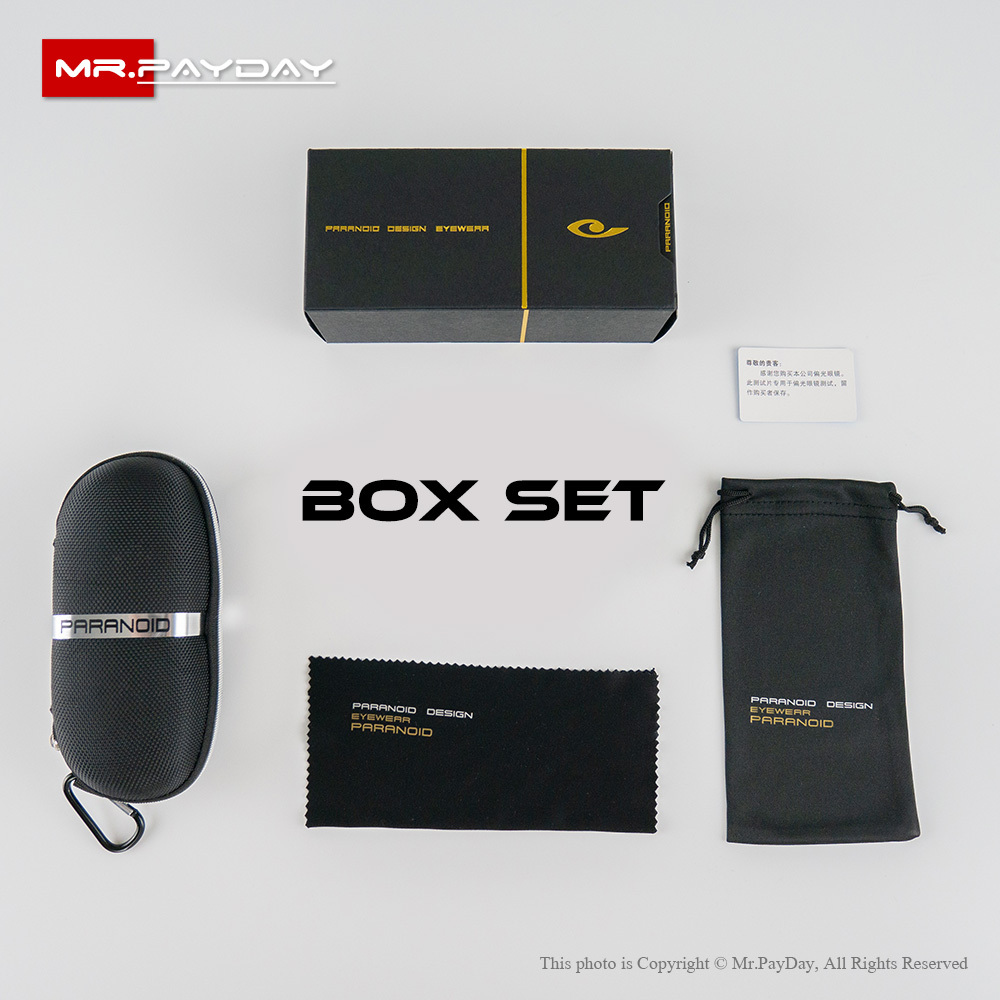 แว่นตากันแดด PARANOID เลนส์ HD Polarized UV400 แถมฟรีชุด Box Set สินค้า ...