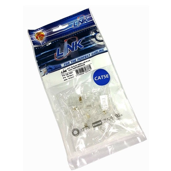 Link US-1001 CAT 5E RJ45 High Performance (HP) Plug, Unshield (10 Each/Pkg) | Shopee Thailand