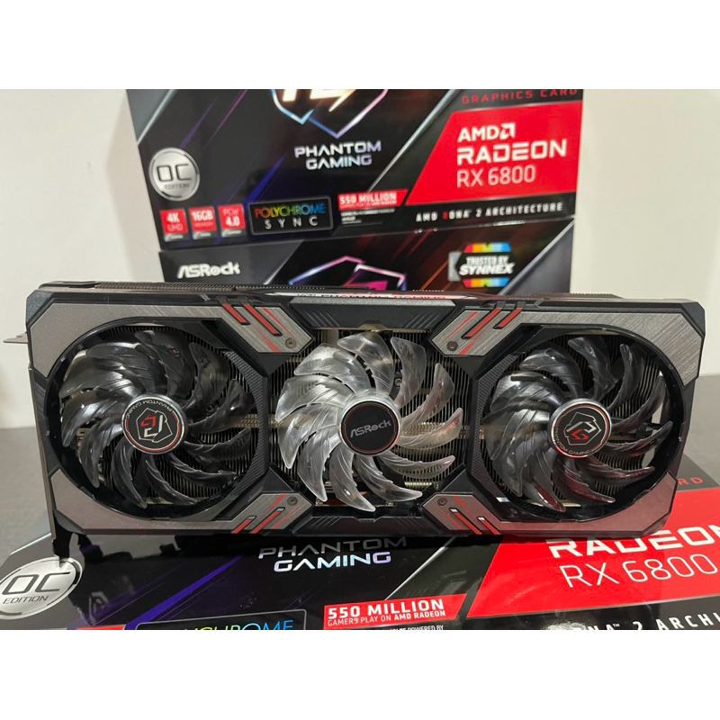 VGA (การ์ดแสดงผล) ASROCK RADEON RX6800 PHANTOM GAMING D 16G OC มือสอง ประกันร้าน 3เดือน | Shopee ...