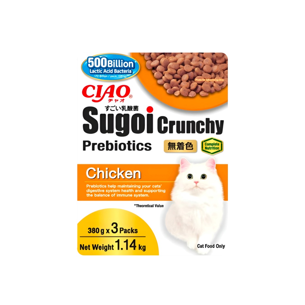 Ciao - Sugoi Crunchy Prebiotics เชา สุโก้ย ครันชี่ อาหารแมว พรีเมี่ยม ...