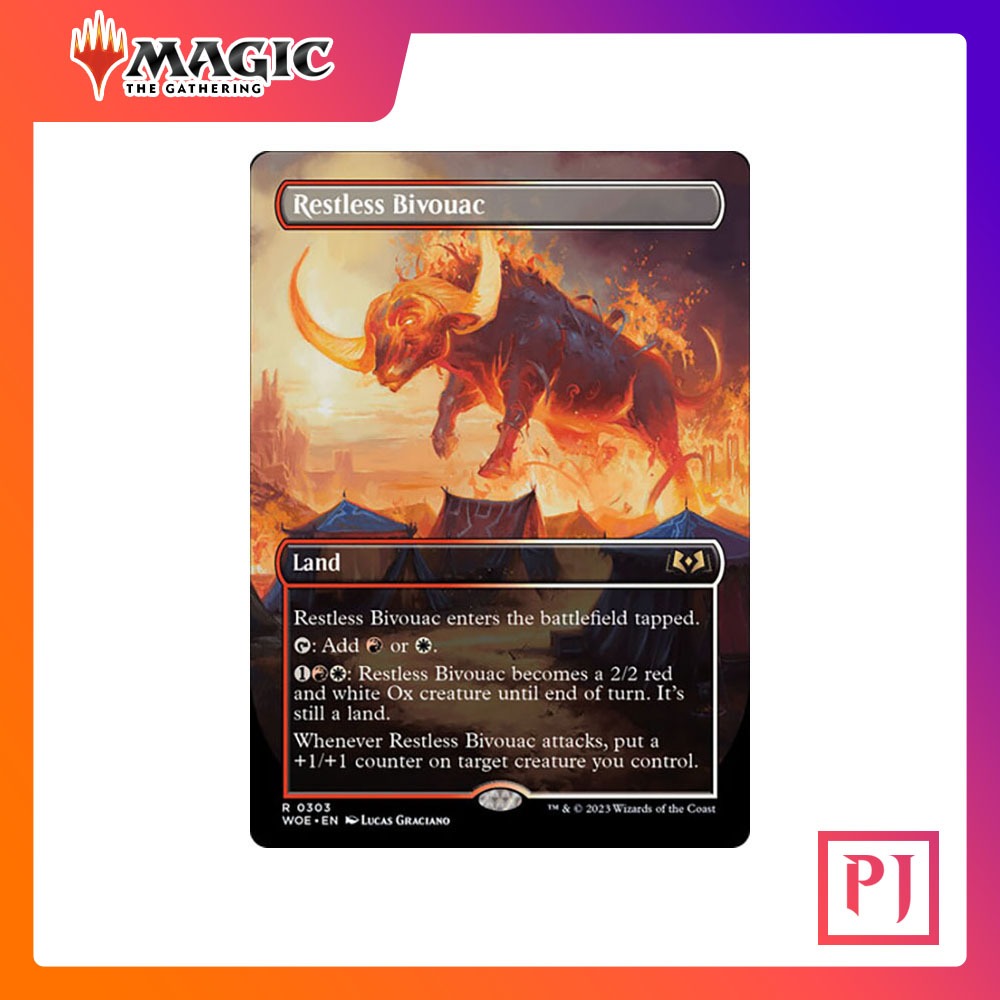 [MTG] Restless Bivouac (Borderless) [WOE] [LAND] [RARE] [NORMAL] [ENG ...