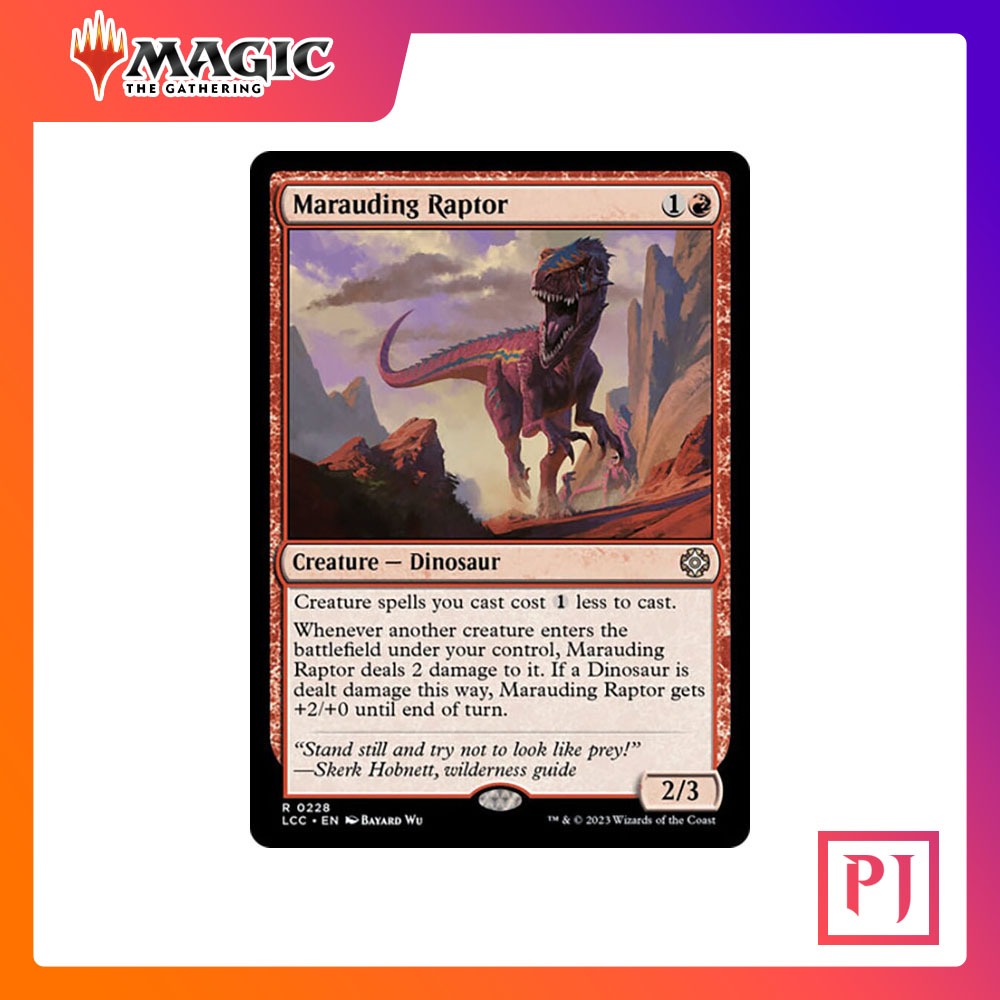 [MTG] Marauding Raptor [LCC] [RED] [RARE] [NORMAL] [ENG] (การ์ดเมจิค ...