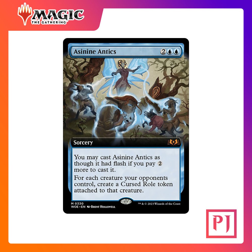 [MTG] Asinine Antics (Extended Art) [WOE] [BLUE] [MYTHIC] [NORMAL] [ENG ...