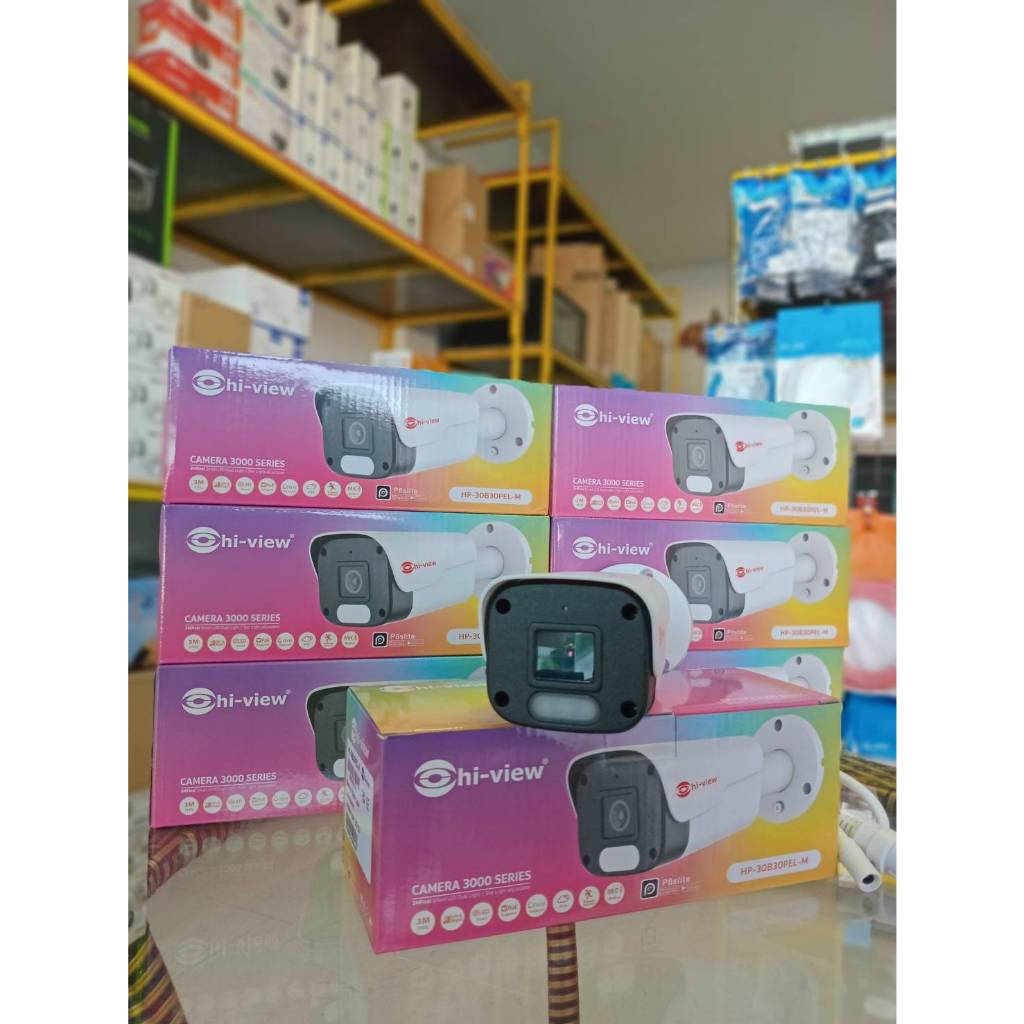กล้องวงจรปิดแบบเดินสายระบบ IP HIVIEW รุ่น HP-30B30PEL-M ความคมชัด 3ล้านพิกเซล | Shopee Thailand