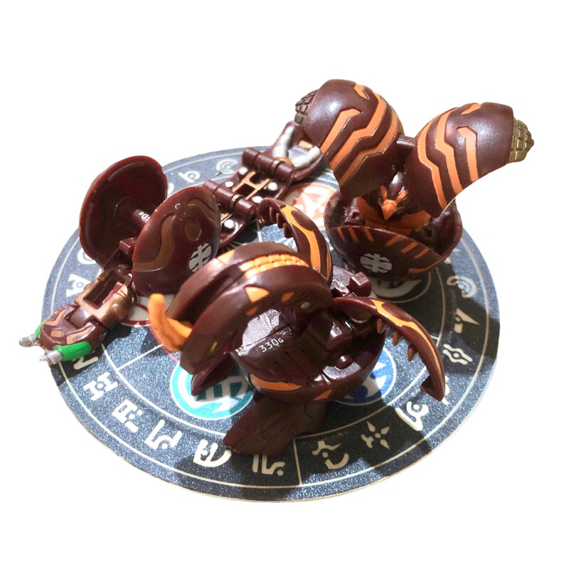 Bakugan Battle Brawlers B1 Anime Accurate Color Subterra Attribute Set ...