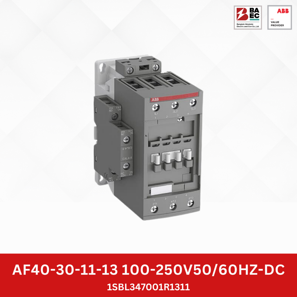 ABB Contactor AF40-30-11-13 100-250V50/60HZ-DC | Shopee Thailand