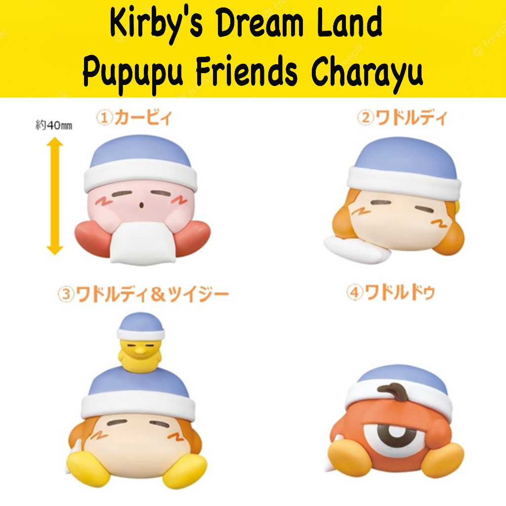 Kirby's Dream Land Pupupu Friends Charayu Figure bath salts Onsen ...