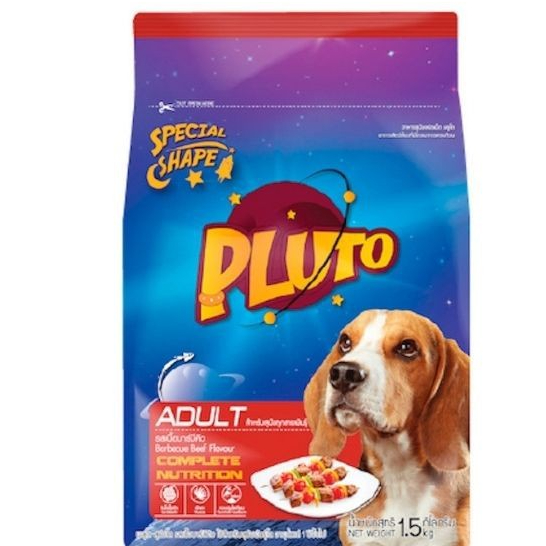 Pluto พลูโต อาหารสุนัขสายพันธุ์ใหญ่ อาหารเม็ด ขนาด 1.5 KG | Shopee Thailand