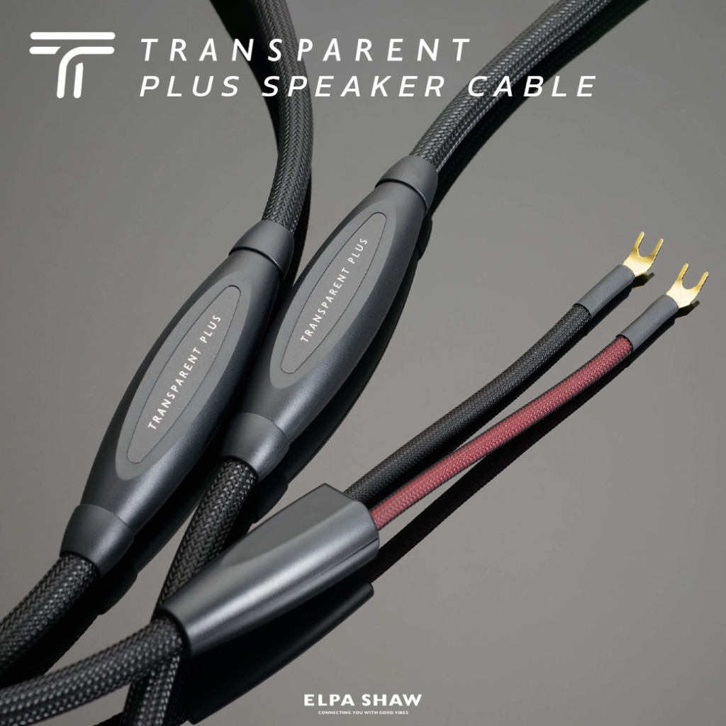 Transparent Plus Speaker Cables สายลำโพง Transparent รุ่น Plus (S>S) ความยาว 8 ft. | Shopee Thailand