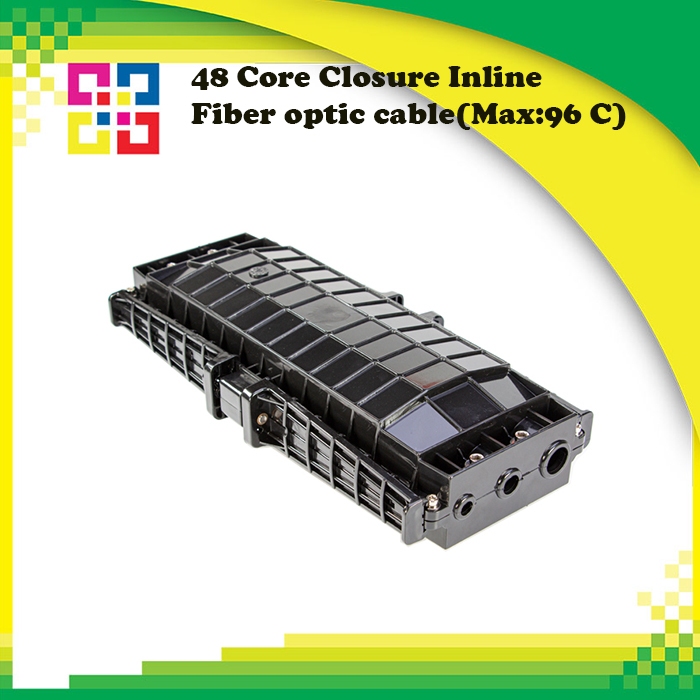 48 Core Closure Inline Fiber optic cable(Max:96 C) | Shopee Thailand