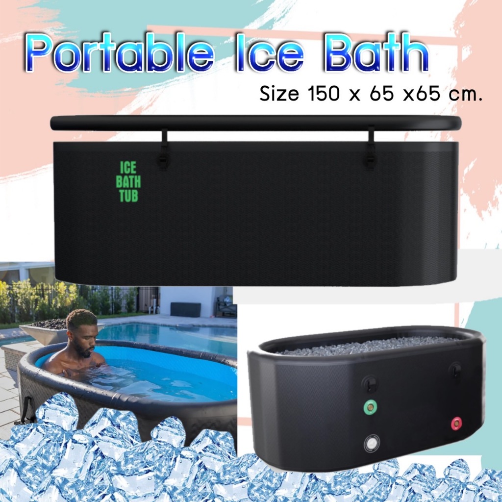 Ice Bath Tub Cold Therapy อ่างแช่น้ำ อ่าง สำหรับนักกีฬา ขนาด150*65*65 ...