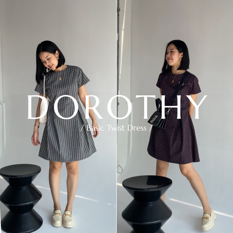 HYDE - DOROTHY DRESS - เดรสBasicแขนสั้น ลุคเรียบหรูดูแพง | Shopee Thailand