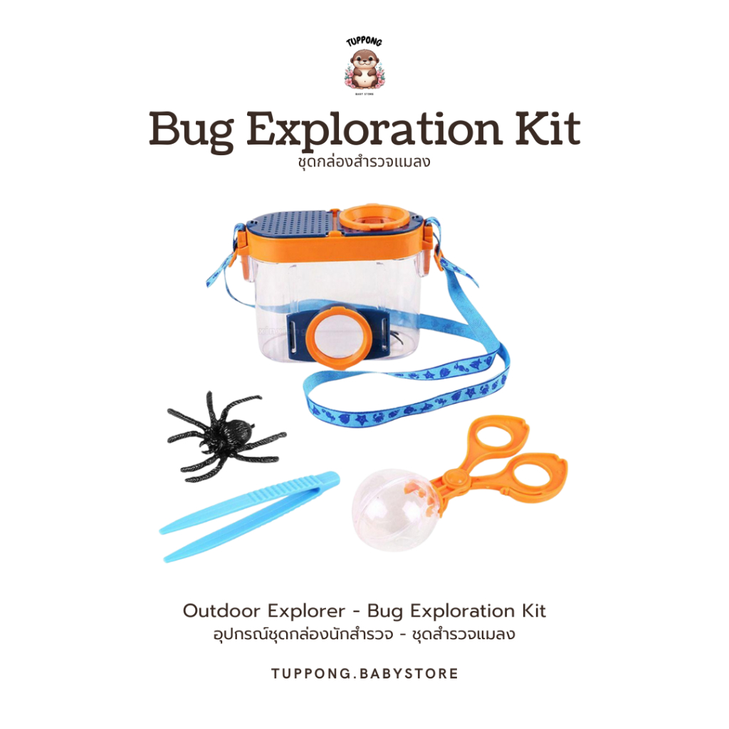 Tuppong.Learn ชุดสำรวจแมลง กล่องขยายส่องแมลง ชุดนักสำรวจ - Bug exploration kit Bug viewer ...