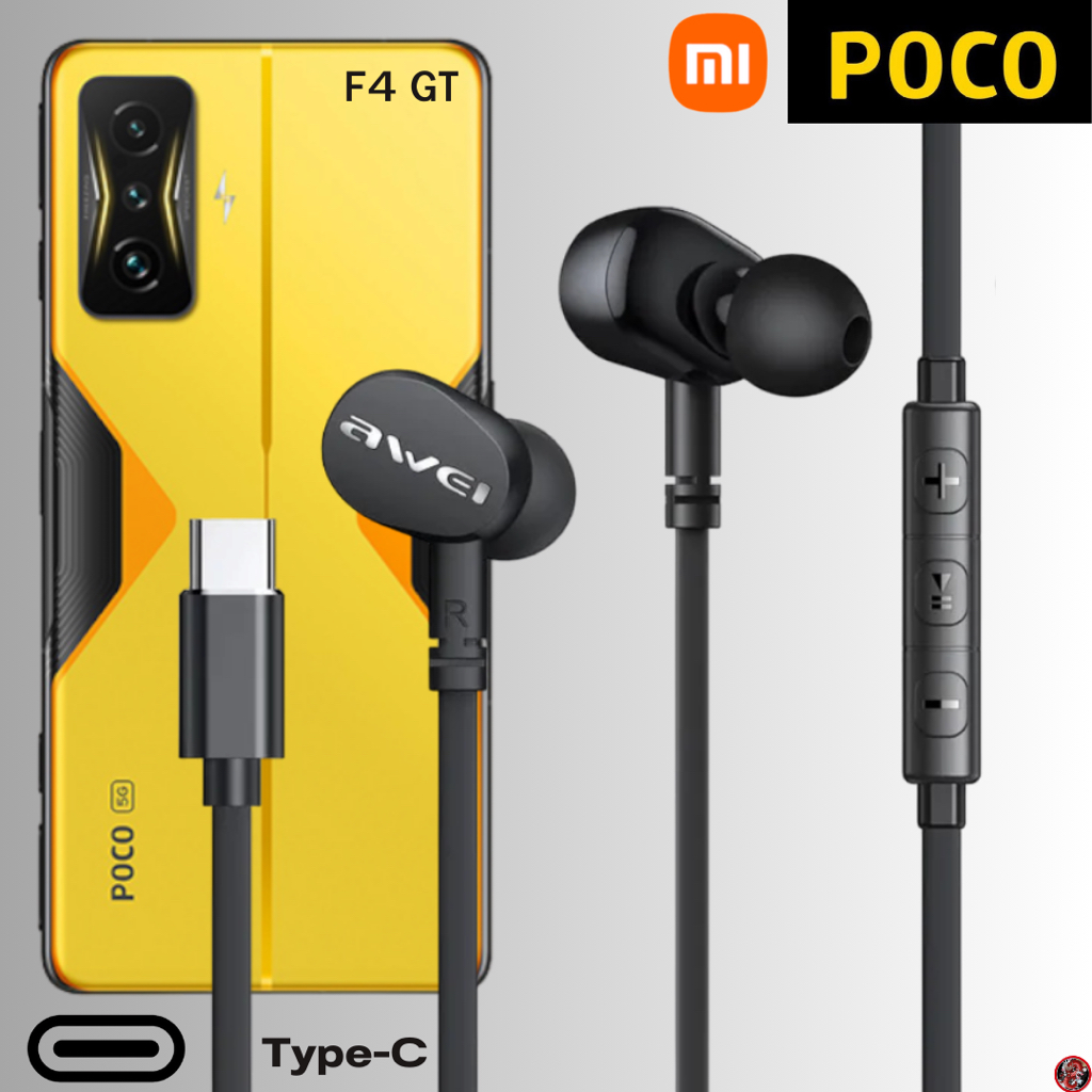 หูฟัง สมอลทอล์ค POCO Type-C ไทป์ซี In Ear สำหรับ โพโค่ F4 GT เสียงดี ...