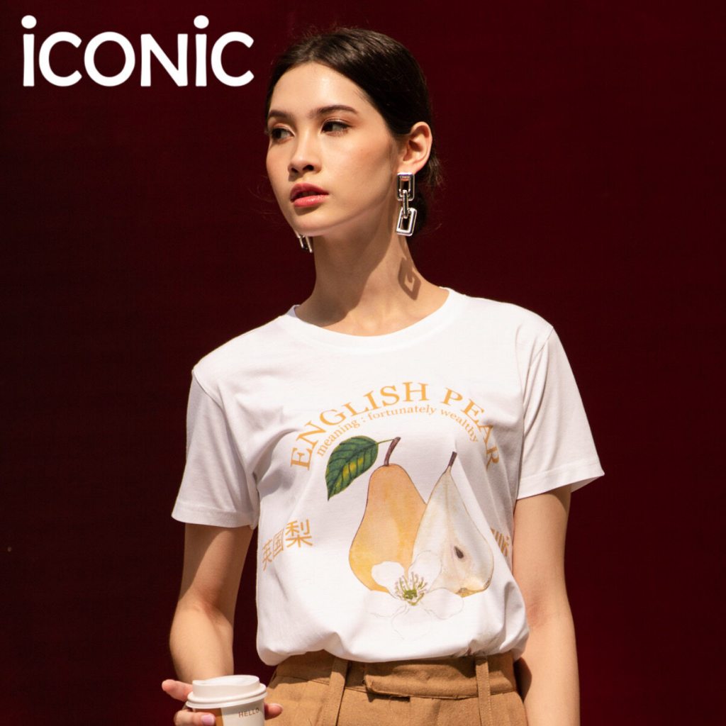 iCONiC ENGLISH PEAR T-SHIRT #4766 เสื้อยืด พิมพ์ลาย ลูกสาลี่ + ความหมาย ...