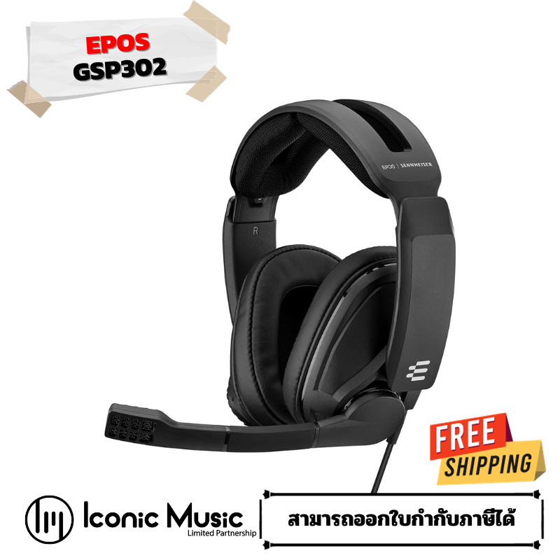 EPOS GSP 302 Closed Acoustic Gaming Headset | Shopee Thailand