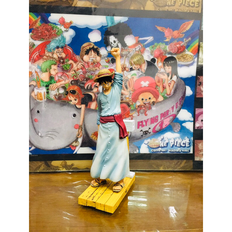 (Dramatic) แท้100% ลูฟี่ ชูแขน Luffy Dramatic Showcase One piece วันพีช ...
