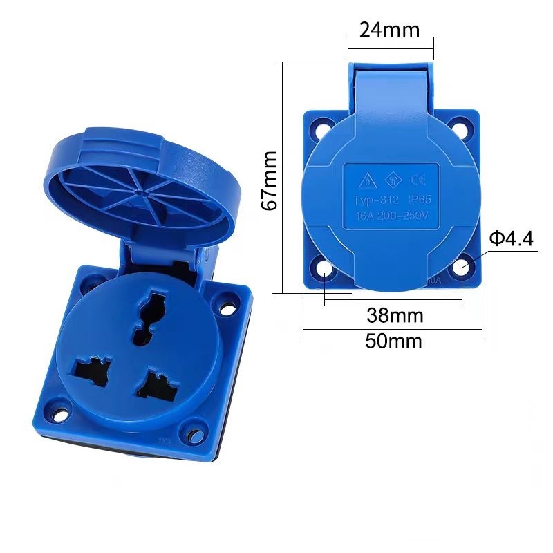 TYPE:312 INDUSTRIAL PLUG SOCKET ,POWER PLUG,เพาเวอร์ปลั๊ก,ปลั๊ก ...