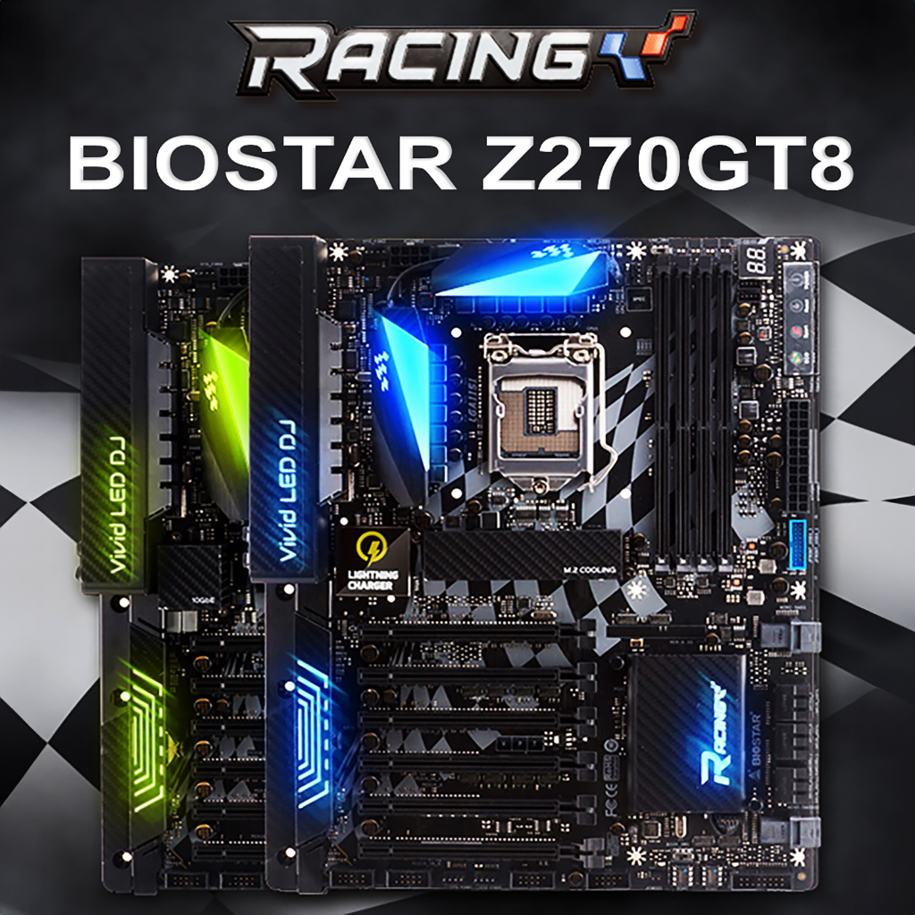 Biostar Z270GT8 Chipset Z270 LGA 1151 v1 Generation 6th 7th DDR4 M.2 ...