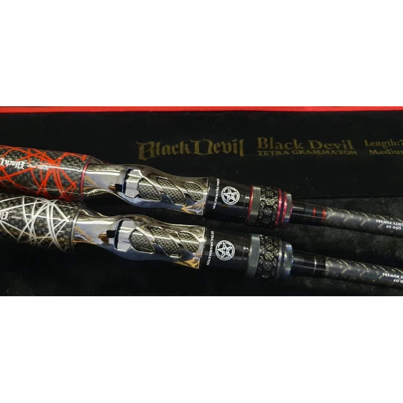 Black Devil Doom คันตีเหยื่อปลอม ท่อนเดียว | Shopee Thailand