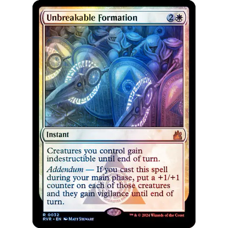 [ Ravnica Remastered ] - [RVR] - [Unbreakable Formation] - (R) - [2024 ...