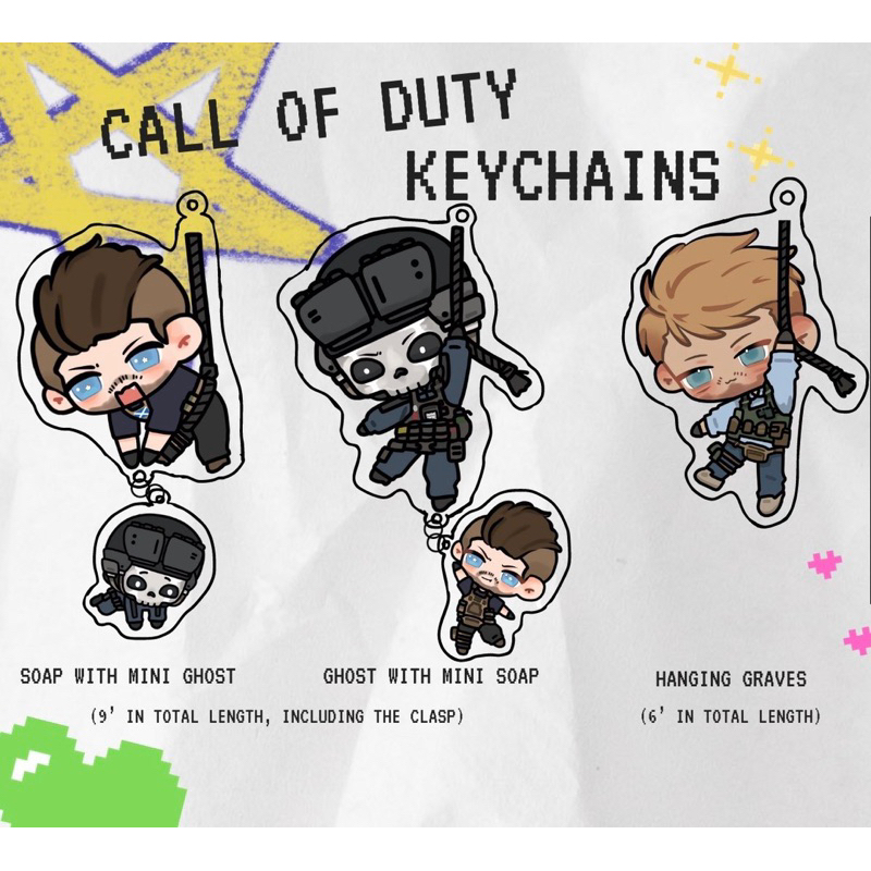 Call of Duty Keychains พวงกุญแจ Call of Duty | Shopee Thailand