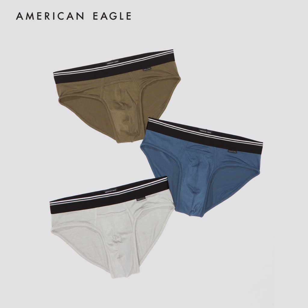 American Eagle Horizontal Fly Ultra Soft Brief 3-Pack กางเกง ชั้นใน ...