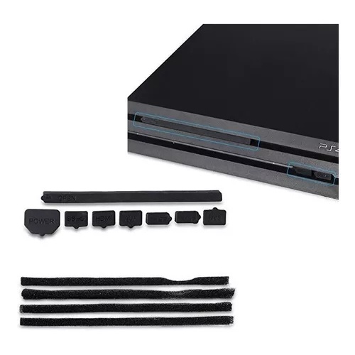 ฝากันฝุ่น Filter and Cap Set for PS4 Pro, Keep Dust Out! 4-Pack (Black ...