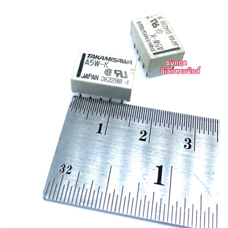 A5W-K 5VDC รีเลย์มินิ 10ขา TAKAMISAWA made in Japan ราคาต่อ1ตัว | Shopee Thailand