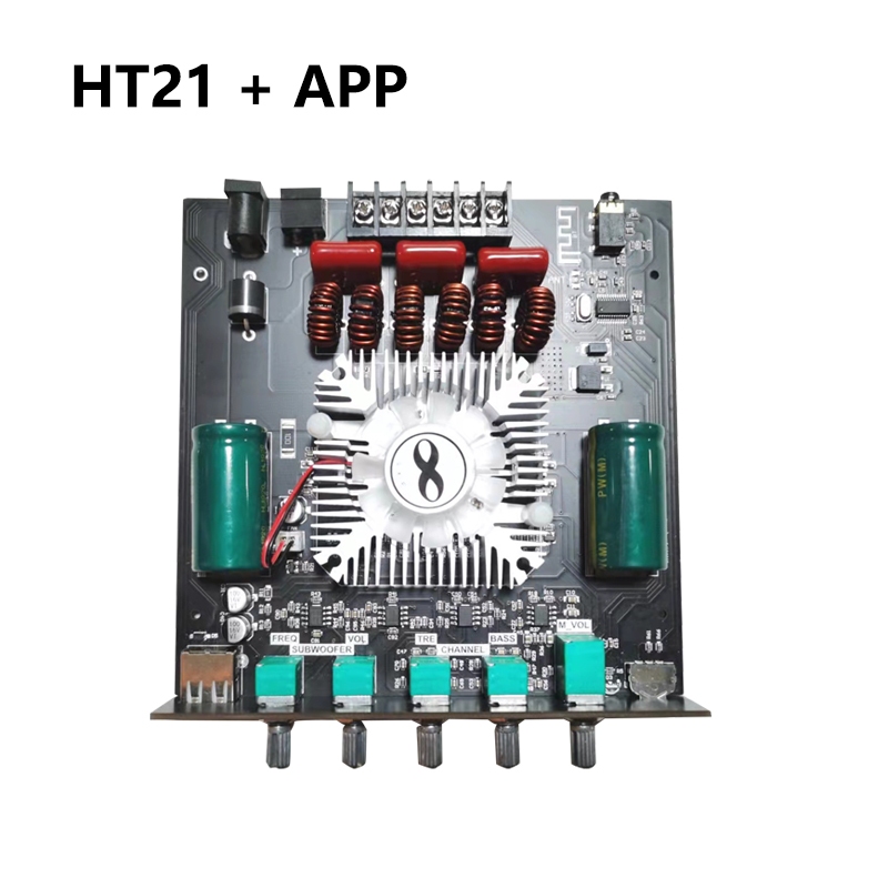แอมป์จิ๋ว ZK HT21 2G 3G แท้ TDA7498E 2.1 ช่อง 160W*2+220W บอร์ดขยาย ...