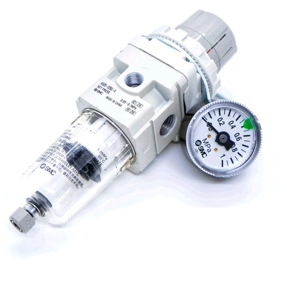 SMC Filter Regulator AW20-02BG-D 5μm กรองเทพ SMC 5ไมครอน | Shopee Thailand
