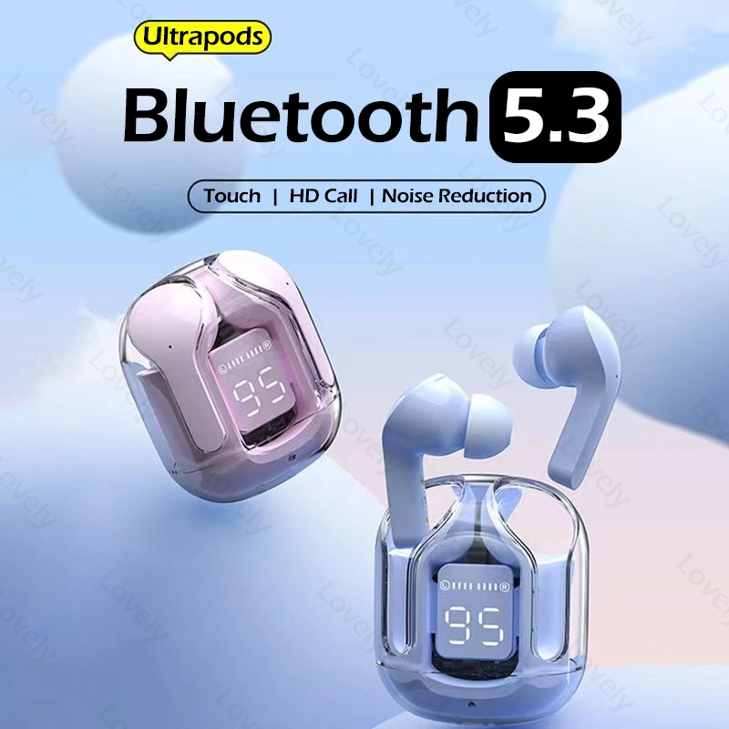 Ultrapods TWS ชุดหูฟังบลูทูธพร้อมไมโครโฟนระบบสัมผัสชุดหูฟังไร้สาย ...