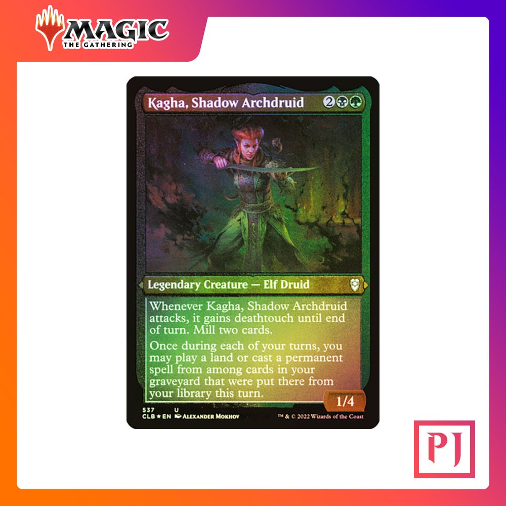 [MTG] Kagha, Shadow Archdruid (Foil Etched) [CLB] [MULTI] [UNCOM] [FOIL ...