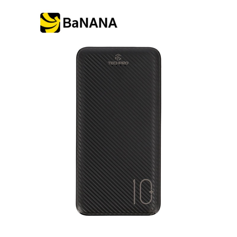 พาวเวอร์แบงค์ TECHPRO ความจุ 10,000 mAh P10 Black by Banana IT | Shopee Thailand