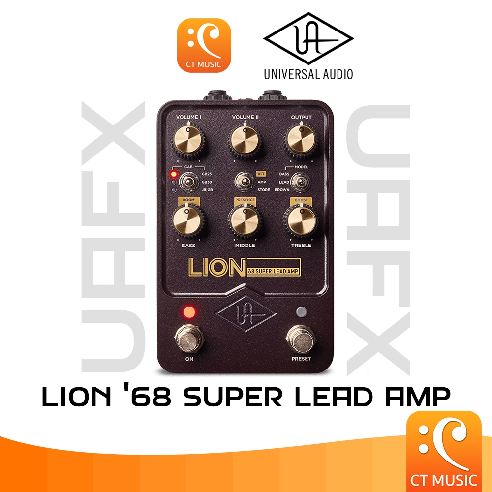 Universal Audio UAFX Lion ’68 Super Lead Amp เอฟเฟคกีตาร์ Lion68 ...