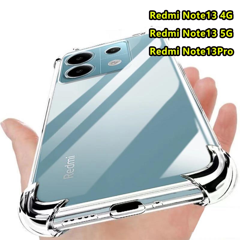 เคสใสกันกระแทก สำหรับ Xiaomi Redmi Note13 4G 5G Note13pro Note12 Note12pro Note12pro ...