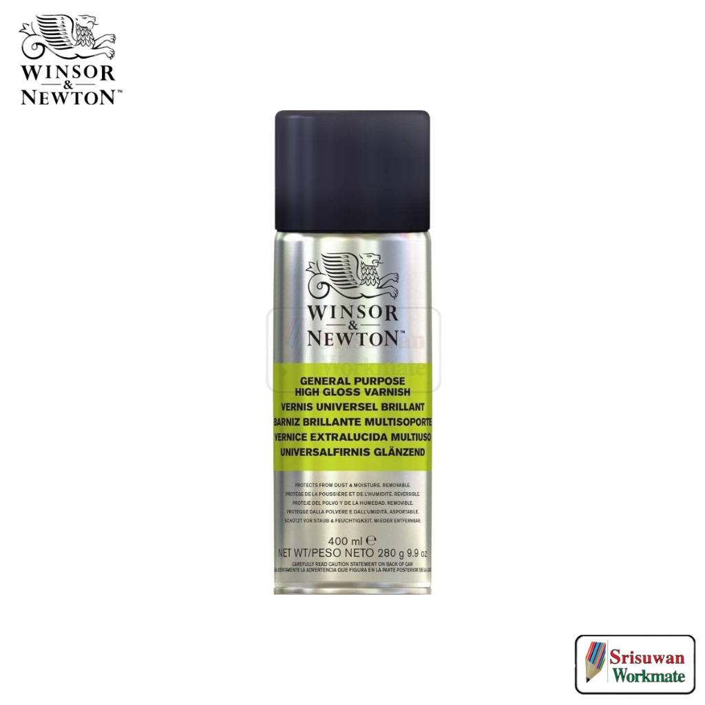 Winsor & Newton #3041988 High Gloss Varnish Spray 400 ml. General ...