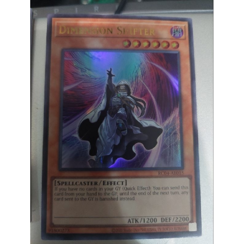 YuGiOh Asia English: Dimension Shifter ระดับ Ultra rare RC04-AE015 ...