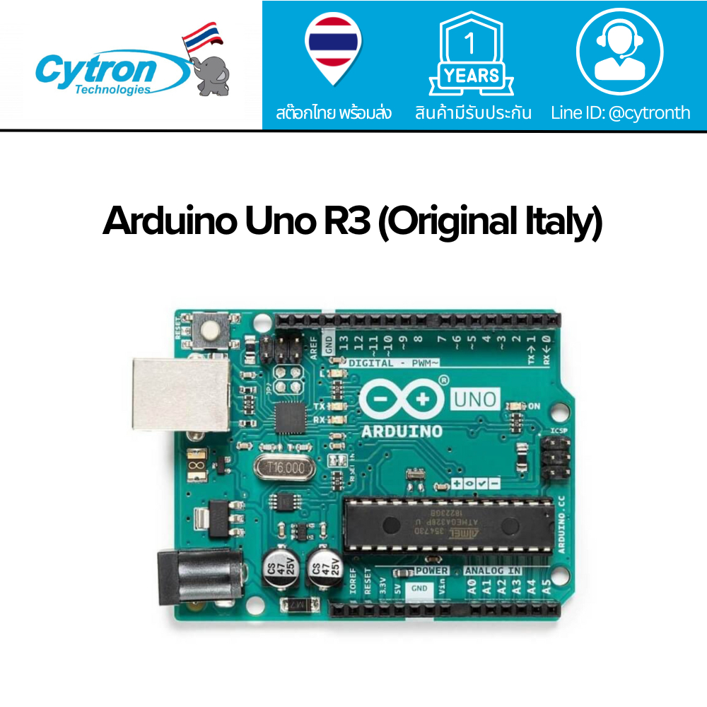 Official Arduino Uno Rev3 (Original Italy) | Shopee Thailand