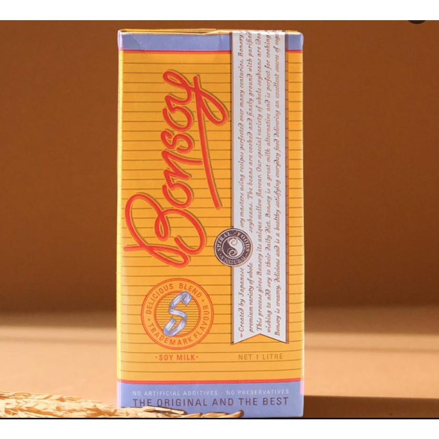 Bonsoy organic Soy Milk บอนซอย นมถั่วเหลือง soybean 100% นำเข้าจาก ...
