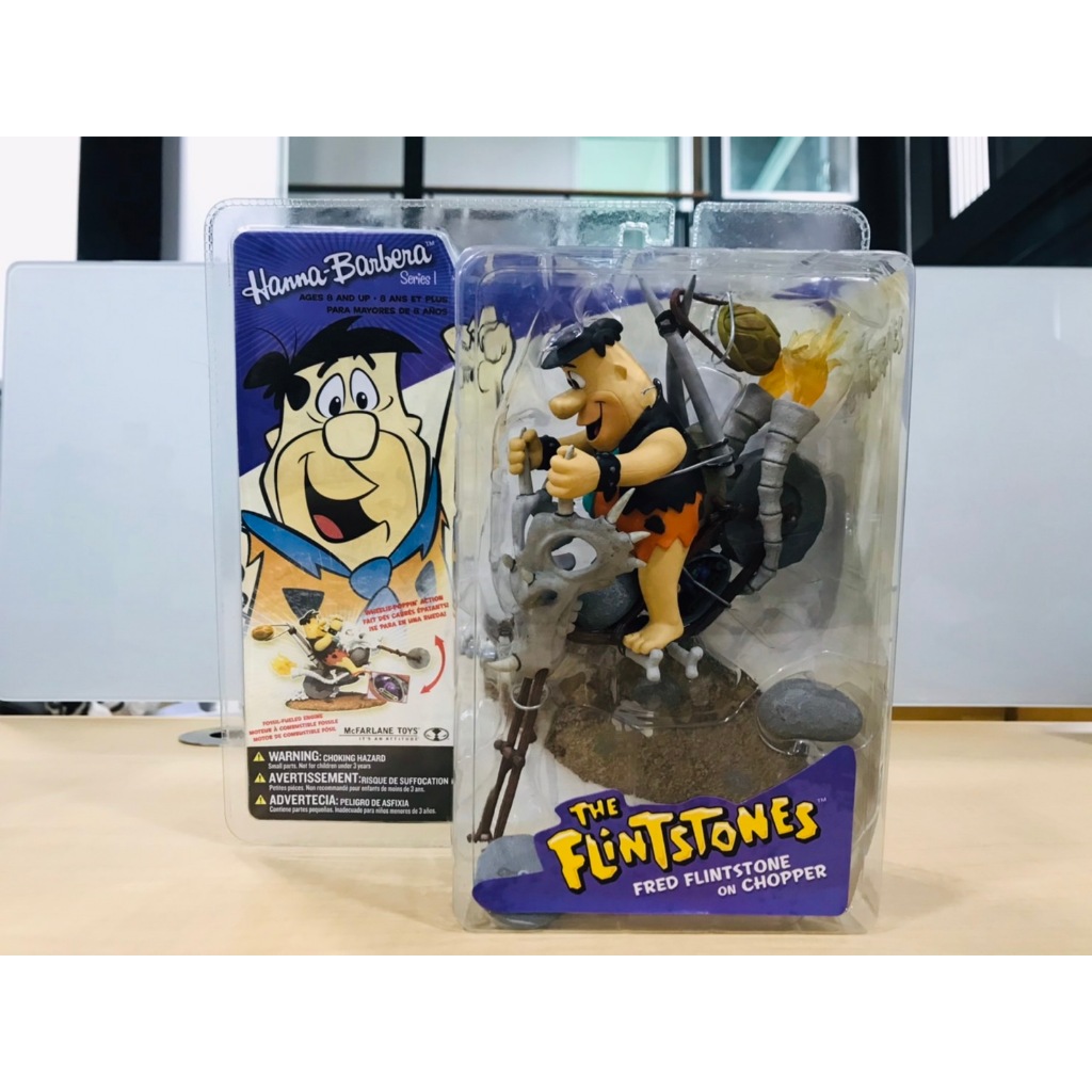 The Flintstones McFarlane Toys Hanna-Barbera Series 1 Fred in Cruiser ...