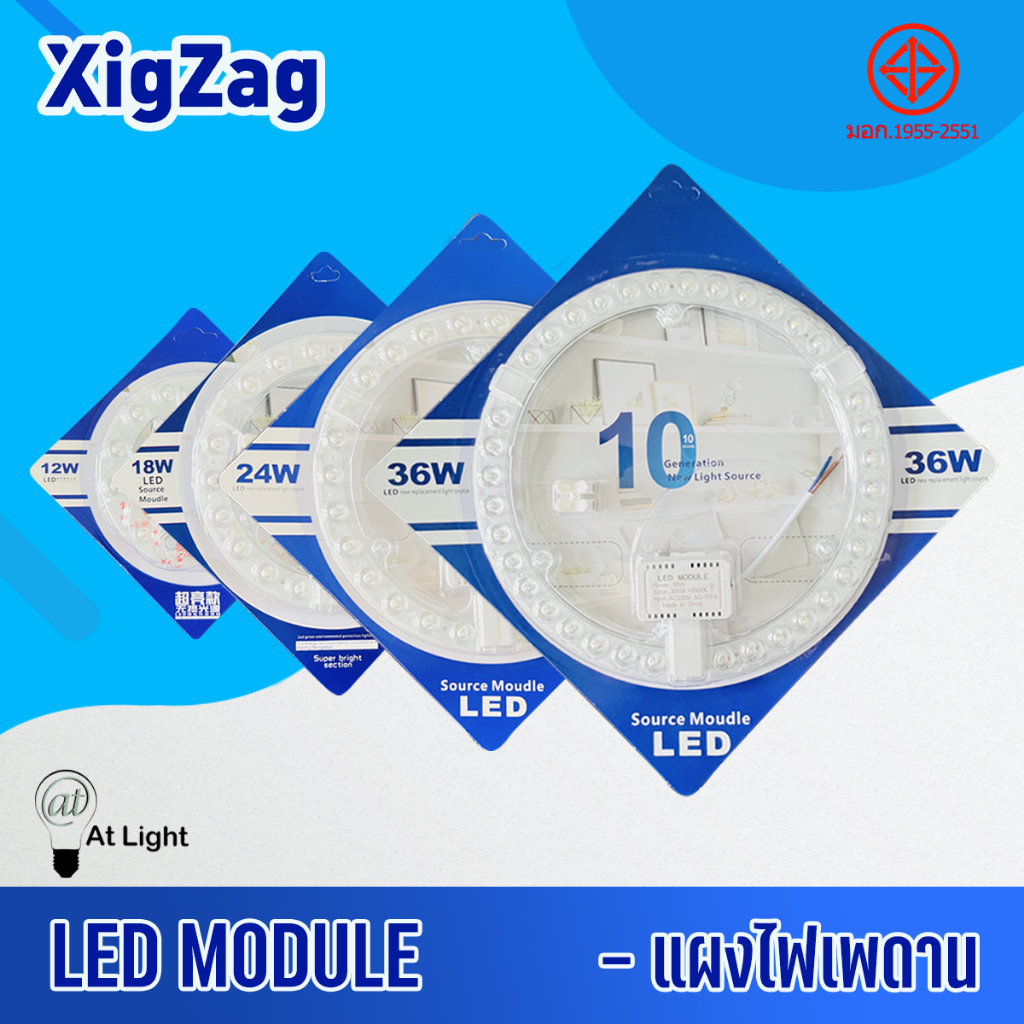 แผงไฟโมดูล โคมเพดานกลม LED Ceiling Module Circle แผงโคมซาลาเปา | Shopee ...