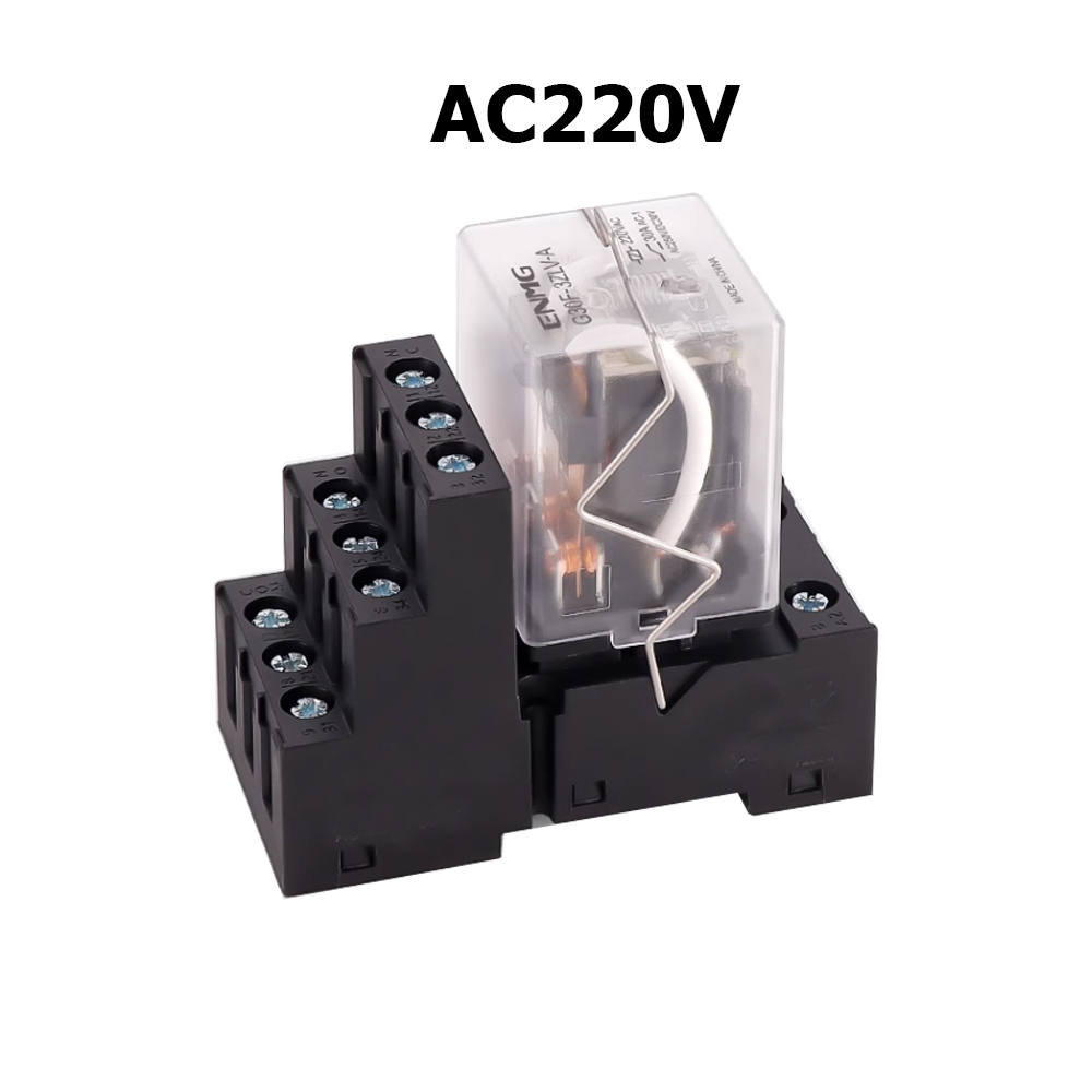 Power Relay รีเลย์ 30A 220V Coil DC12V DC24V AC220V 3NO 3NC | Shopee ...